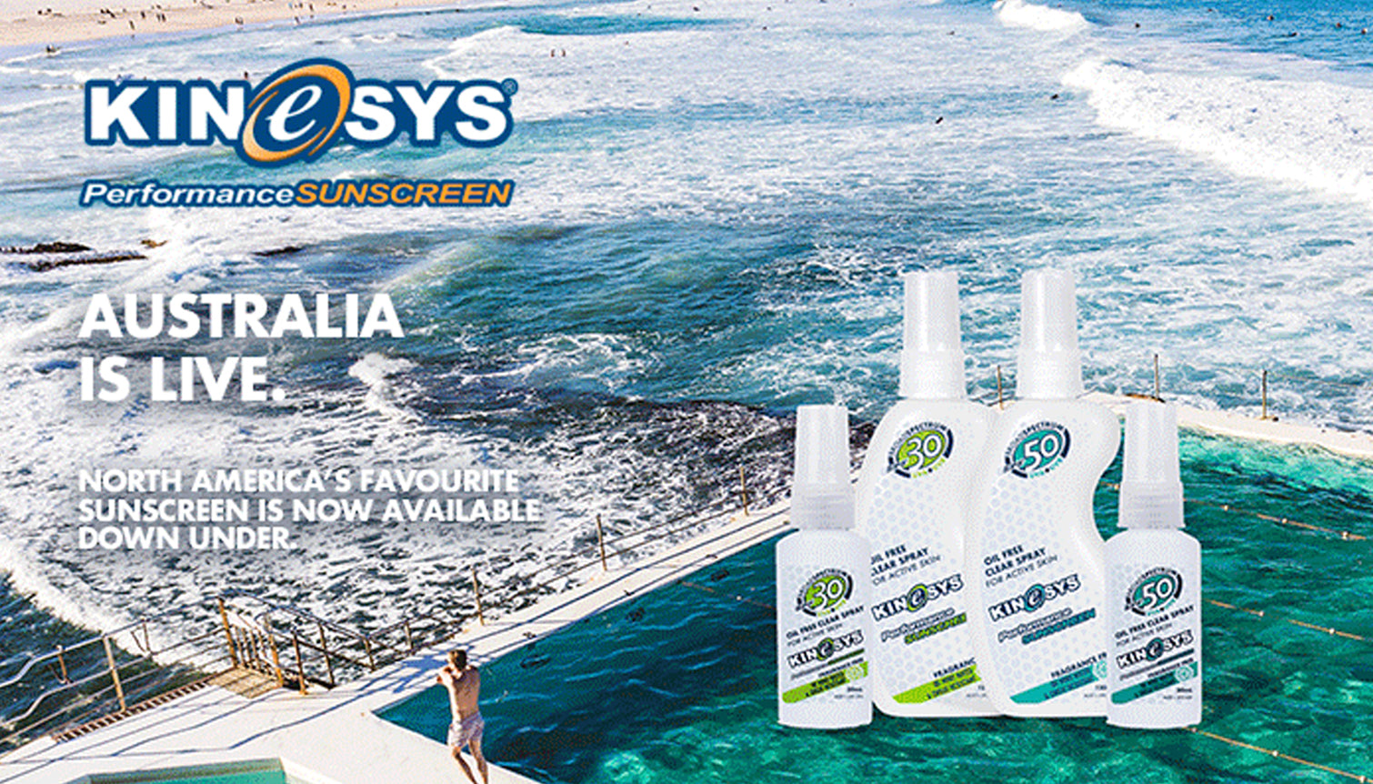 KINeSYS Launches in Australia – KINeSYS Sunscreen US