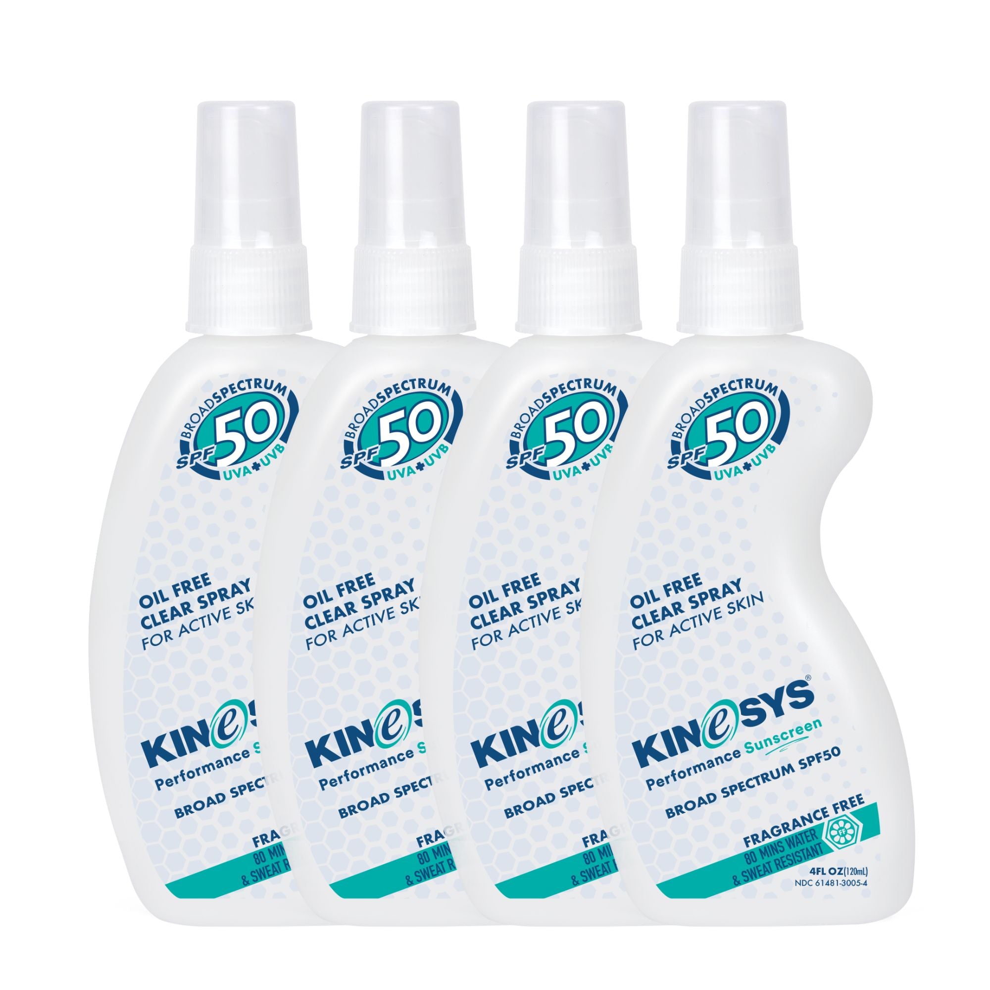 KINeSYS SPF 50 Fragrance Free Spray Sunscreen 4oz – KINeSYS Sunscreen US